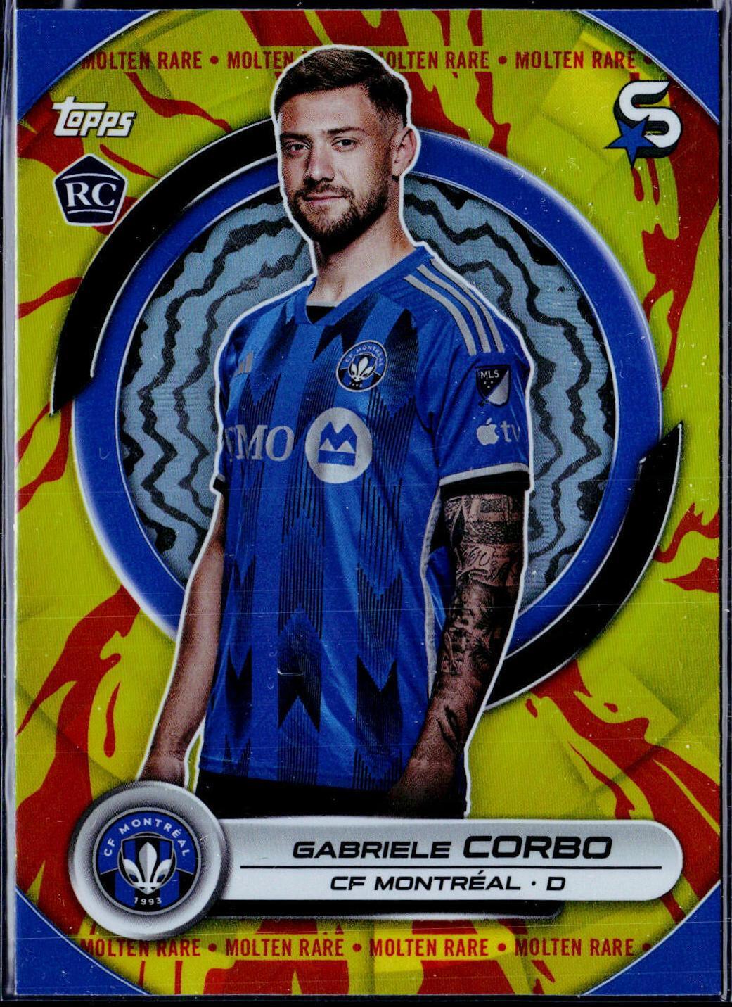 2024 Topps Mls Superstars - Gabriele Corbo #25 Rare Molten Fire Spot ...