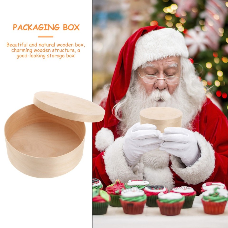 Pastry Packaging Boxes Round with Lids Dessert Containers Baked Goods ...