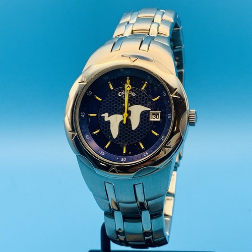 CALLAWAY GOLF CY 2005 Men’s Quartz Bracelet Wristwatch SOLD AS IS PARTS ...