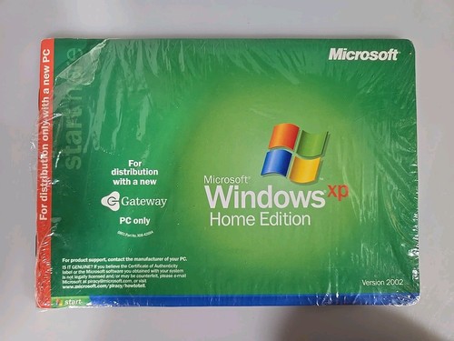 Microsoft Windows XP Home Edition (PC, 2002) Gateway Computer LN | eBay