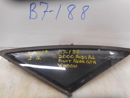 2000 AUDI A6 AWD QUATTRO RIGHT REAR QUARTER WINDOW | eBay