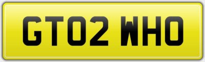GT2 911 RS PORKER CAR REG NUMBER PLATE ALL FEES PAID GT02 WHO - GT 2 ...