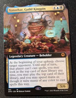 Xanathar, Guild Kingpin - Extended Art - AFR - MTG - EN - NM - 391 | eBay