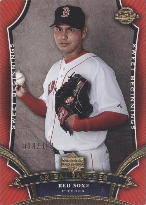 2005 Upper Deck Sweet Spot - Sweet Beginnings Anibal Sanchez #94 Gold ...