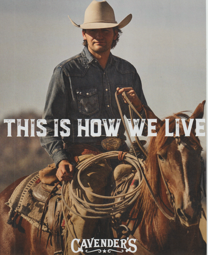 Cavender's Print Ad 8"x11" Boots Western Wear - This is How We Live | eBay