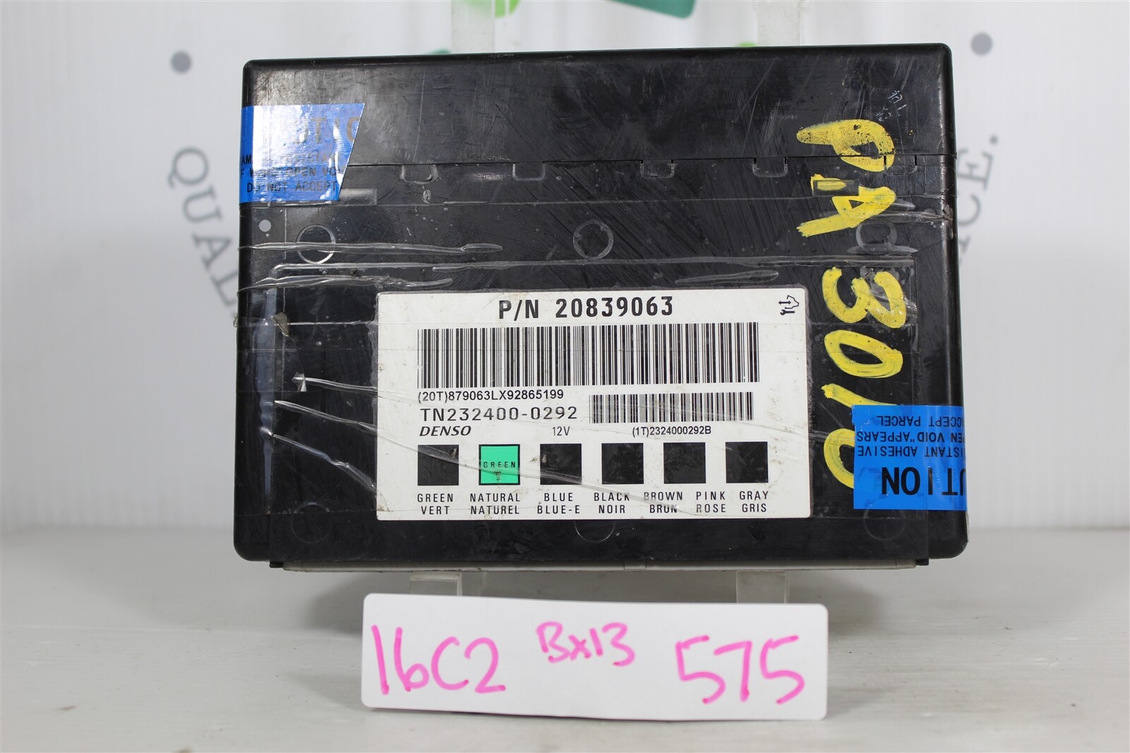 20839063 Chevrolet Impala Body Control Unit BCM 2006-2013 Module 575 ...