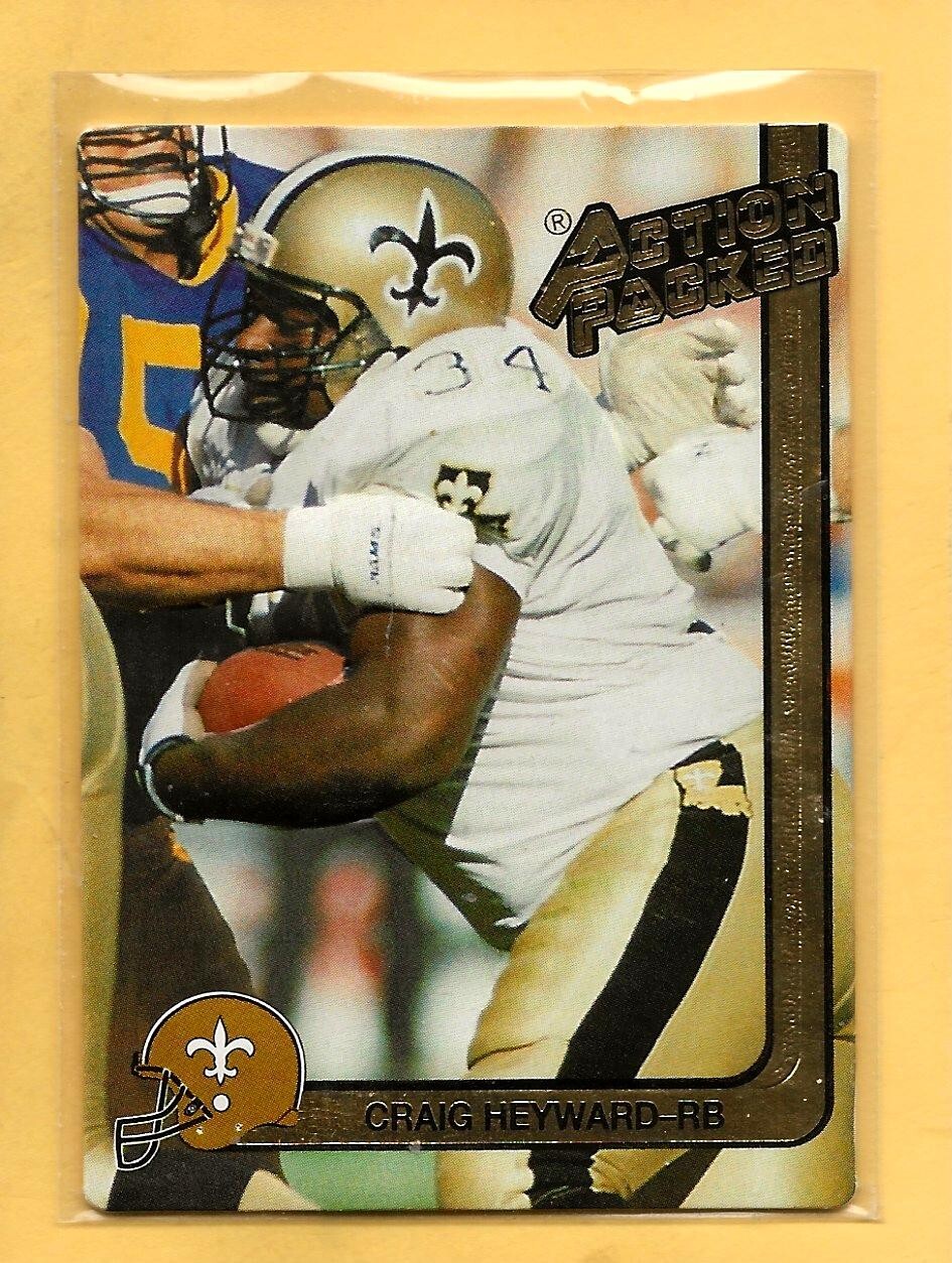 CRAIG HEYWARD - 1991 Action Packed - #173 - Saints - Comb. Shipping | eBay