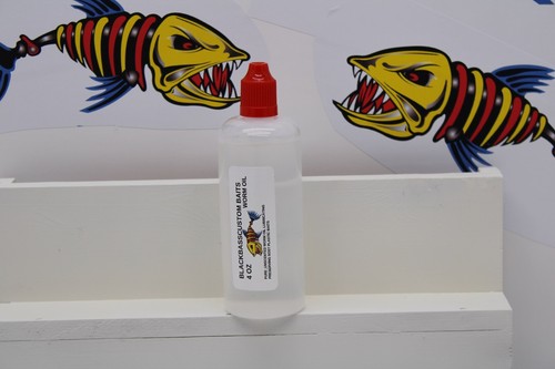 NEW 4 OZ WORM OIL UNSCENTED Lubrication Soft Plastic FOR WORMS CRAWS ...