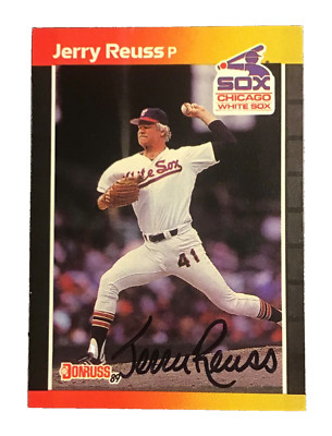Chicago White Sox JERRY REUSS auto signed autographed 1989 Donruss Card ...
