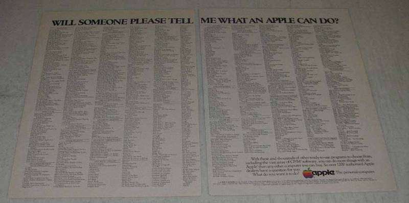 1982 Apple Computers and CP/M Software Ad | eBay