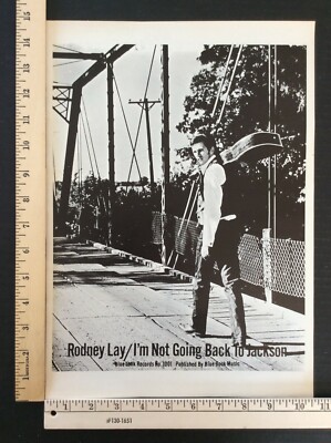 Rare Original VTG 1969 Rodney Lay Bobby Bare RCA Poster Style Music Ad ...