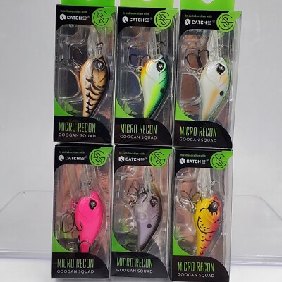 New Googan Squad Micro Recon 1/8 Oz Rattling Crankbait 2 - 4 Feet ...
