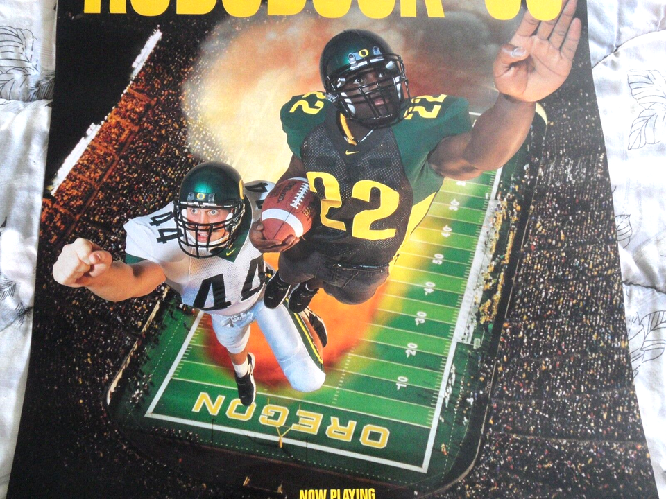 orig./Minty!! 1999 OREGON DUCKS 24x18 Football Poster-Schedule ...