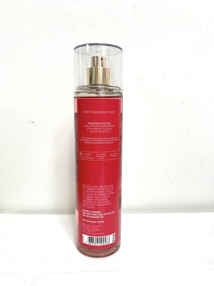 Bath & Body Works Sun-Ripened Raspberry Fine Fragrance Body Mist Spray ...