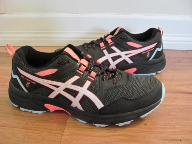Asics Gel-Venture 8 Black Synthetic Mesh Running Snea… - Gem