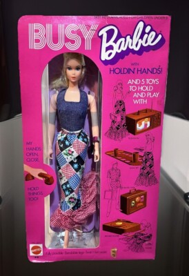 Vintage 1971 Busy Barbie w Holding’ Hands ~ Hong Kong Mattel 3311 ...