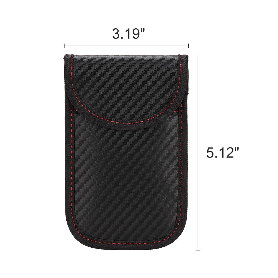 Faraday Bag RFID Signal Blocking Shielding Pouch Cell Phone Wallet ...
