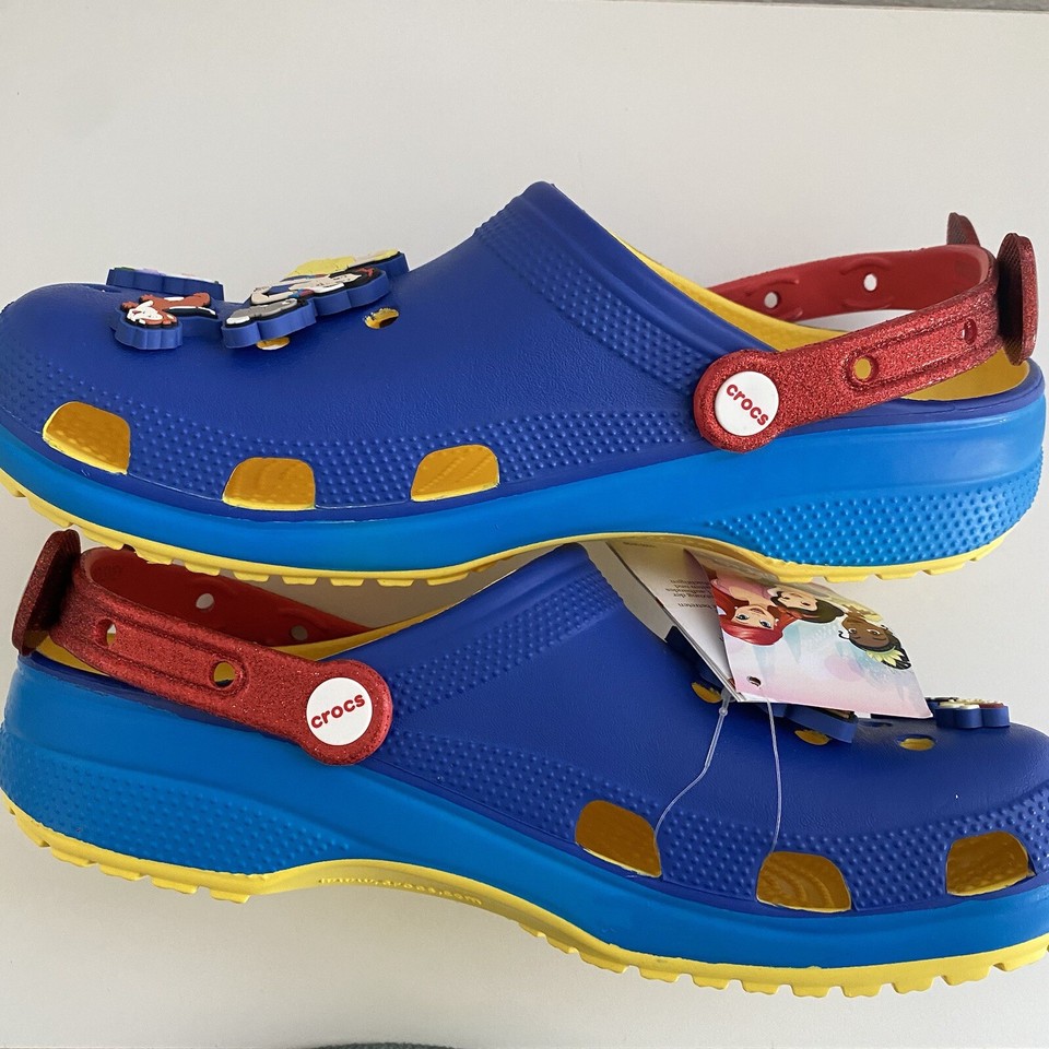 Crocs Disney Snow White Classic Clogs Sunshine Women’s 12 Men’s 10 NEW ...