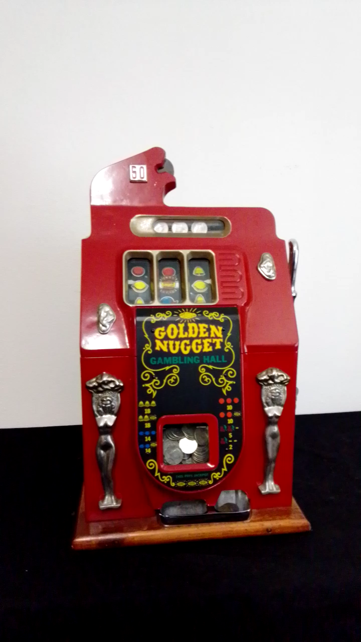 Mills 50c Golden Nugget Slot Machine Fully Restored Circa 1950 | eBay