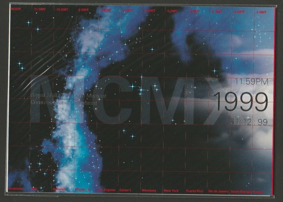 GB Millennium Moment MS2123 commemorative document in sealed white card ...
