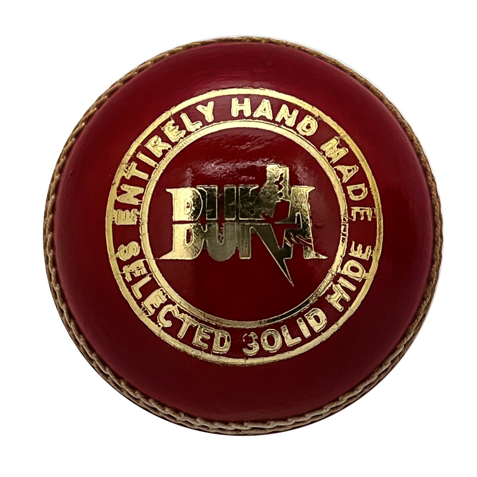 Test Buka Red Cricket Ball - Leather Entirely Hand Stitched, 5.5oz For ...
