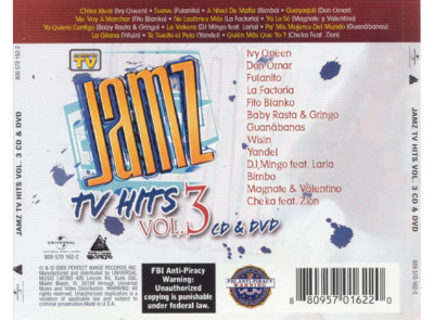 JAMZ TV HITS VOL 3~~~RARE~~~CD & DVD SET~~~VARIOUS ARTISTS~~~NEW SEALED ...