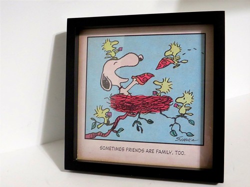 SNOOPY PEANUTS CHARLIE BROWN HALLMARK LARGE FRAMED COMIC STRIP PANEL ...