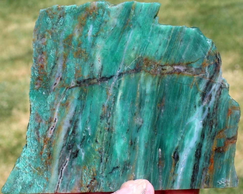 NEW DRAGON STONE JASPER SLAB 150 grams rough/rock/agate/slab/gem ...