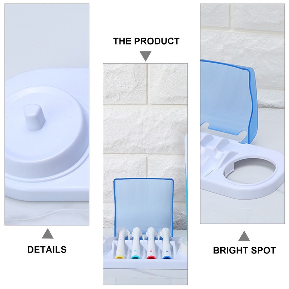 Tooth Brush Holder for Bathroom Box Storage Racks Toothbrush Holders ...