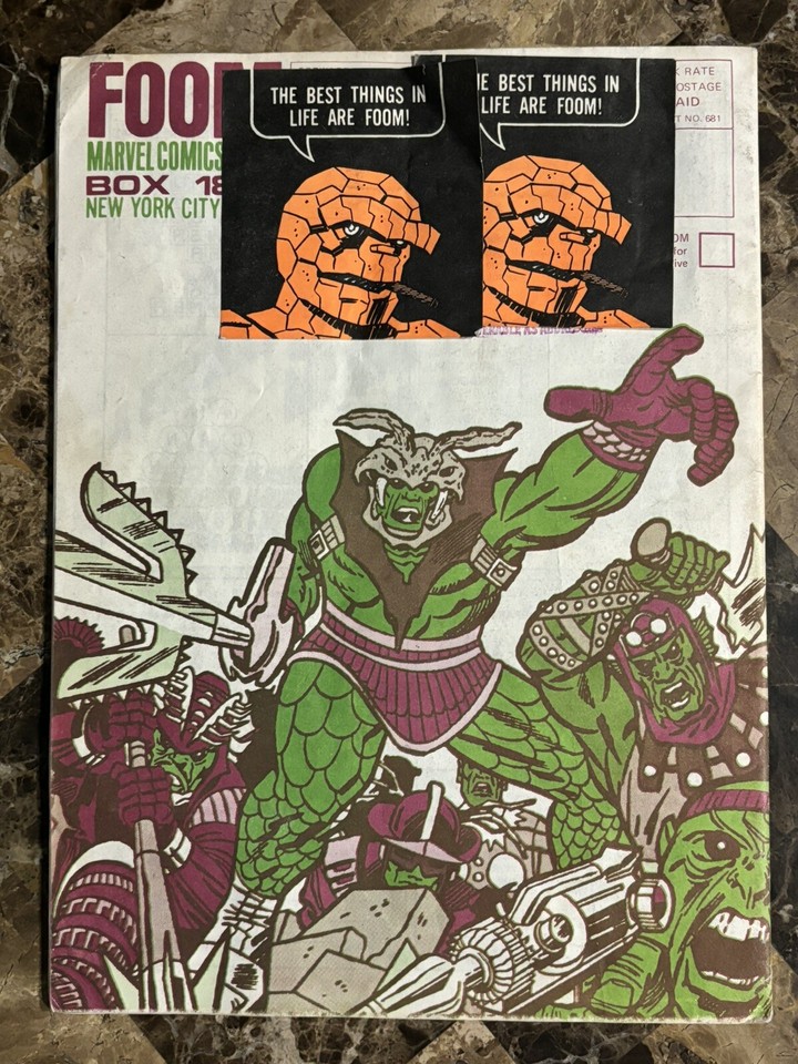 FOOM Magazine #4 1973 Marvel Comics Dr. DOOM Concept Art | eBay