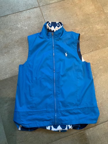Ralph Lauren Polo Women's Golf reversible vest, Bright blue, M | eBay