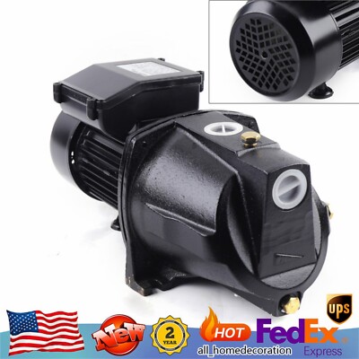 1 HP Cast Iron Convertible Well Jet Pump Deep Well Pump Kits | eBay