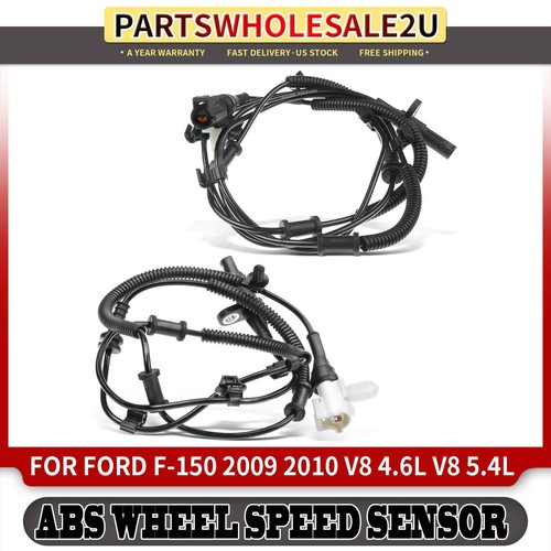 2pcs Rear Left & Right ABS Wheel Speed Sensor for Ford F-150 2009-2010 ...