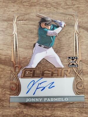 Jonny Farmelo 2023 Leaf Trinity Clear Bronze Rookie Auto #78/99 | eBay