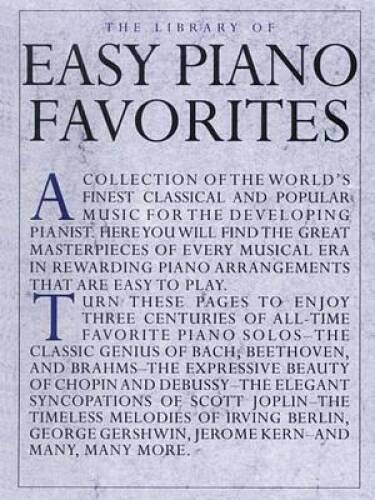 The Library of Easy Piano Favorites - Plastic Comb By Amy Appleby ...