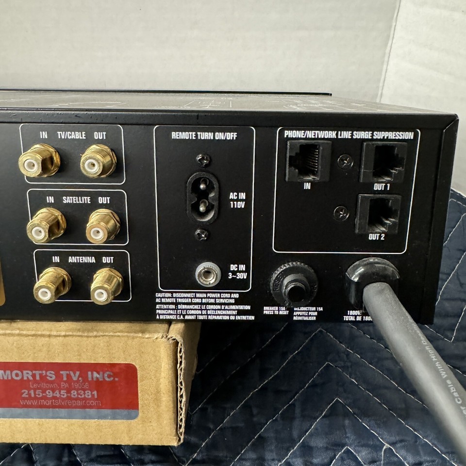 Monster Power HTS 2600 Home Theatre Reference PowerCenter Filter Surge ...
