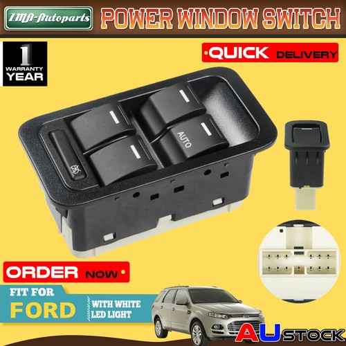 Black Master and Single Window Switches for Ford Territory SX SY SZ ...