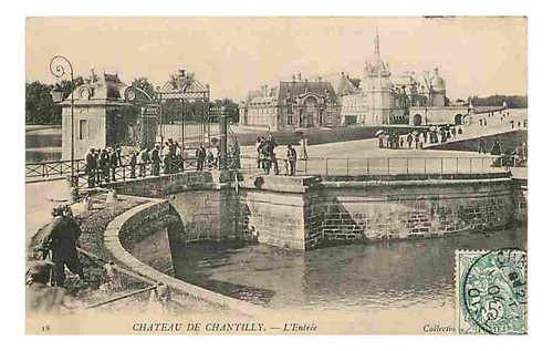 60 - Chantilly - Ch teau de Chantilly - L'Entr e - Anim e - Oblit ration ronde d | eBay
