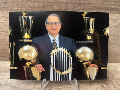 Jerry Reinsdorf Chicago Bulls Owner Hand Signed 4x6 Photo TC46-6381 | eBay