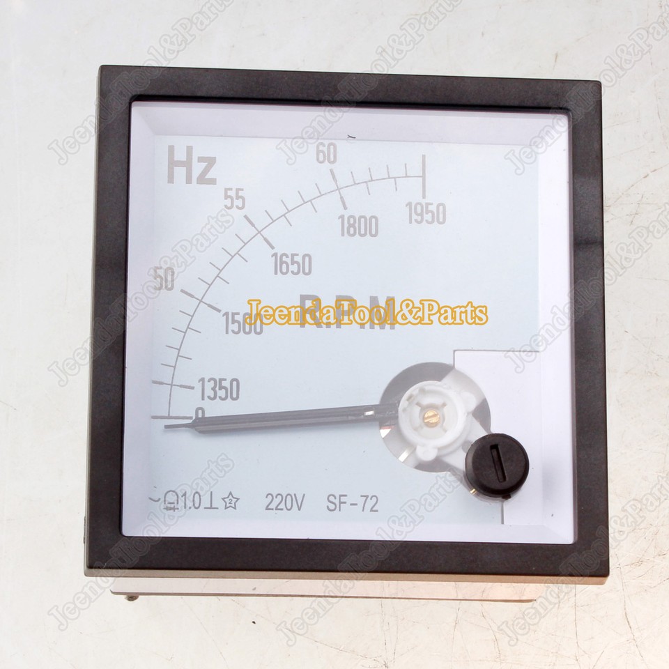 New 45-65Hz Range Square Dial Frequency Measurement Panel Meter ...