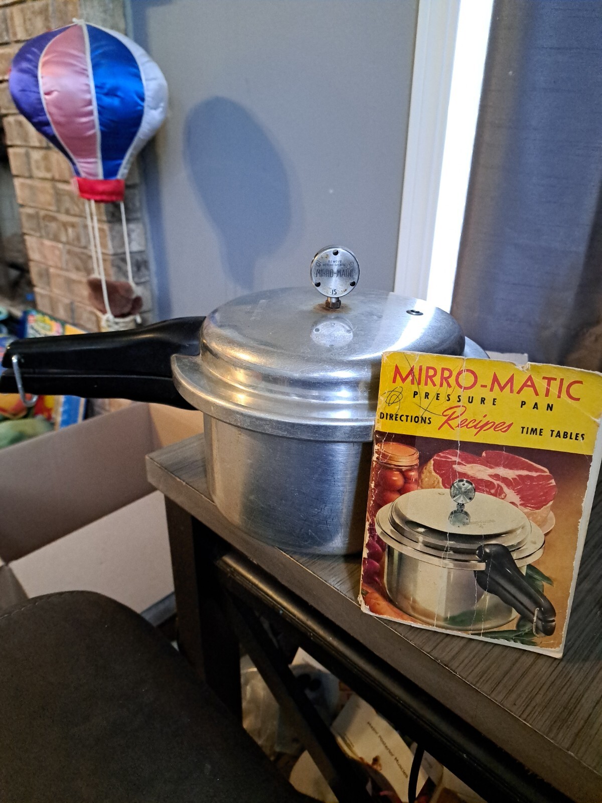 VINTAGE Mirro-Matic #394M Alum 4 Qt Pressure Cooker COMPLETE With ...