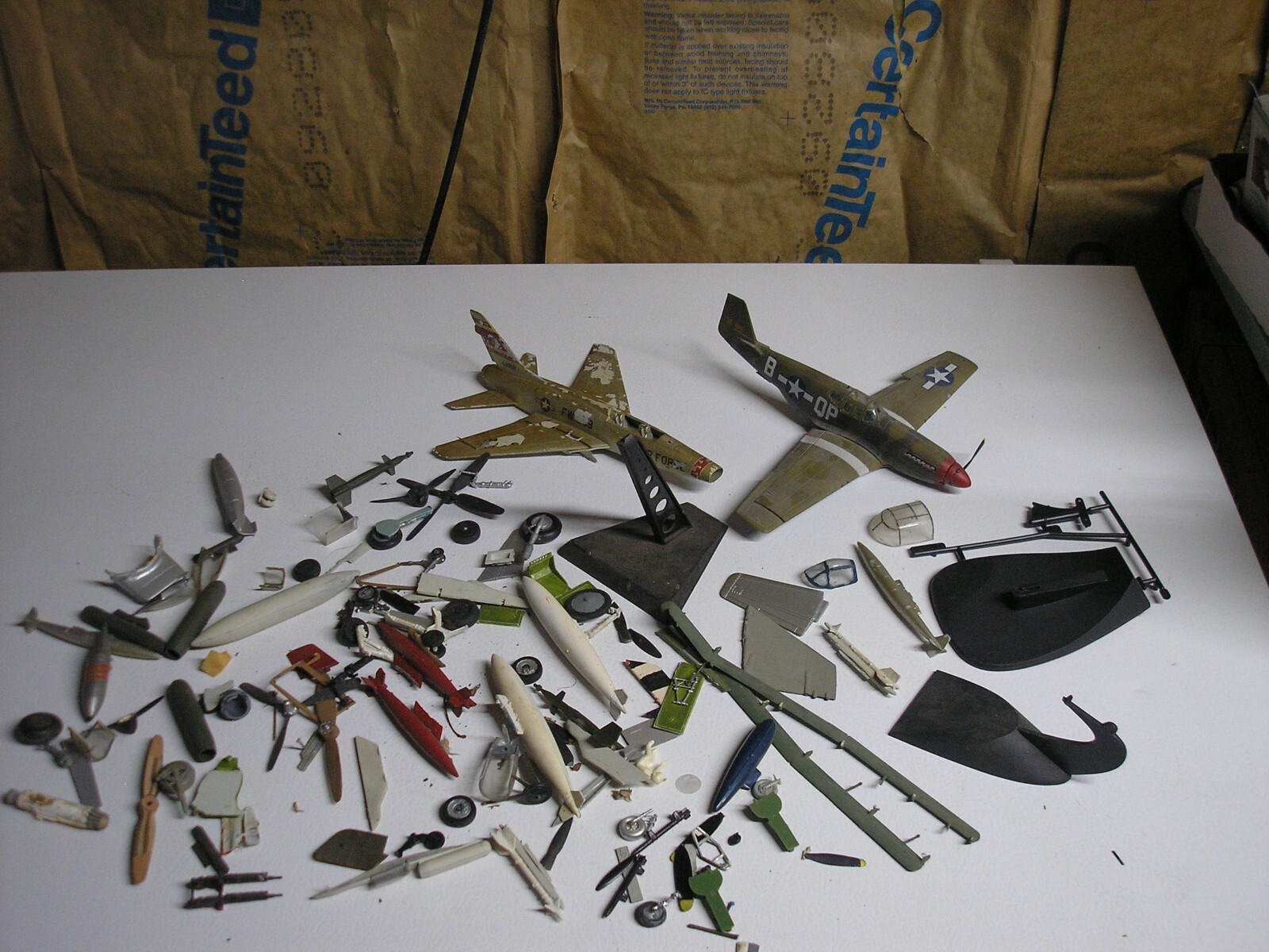 Vintage Lot of Military Aircraft parts for parts or restore Free ...