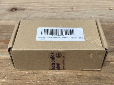 20Amp 2X10 Position Barrier Terminal Block Distribution Module for AC ...