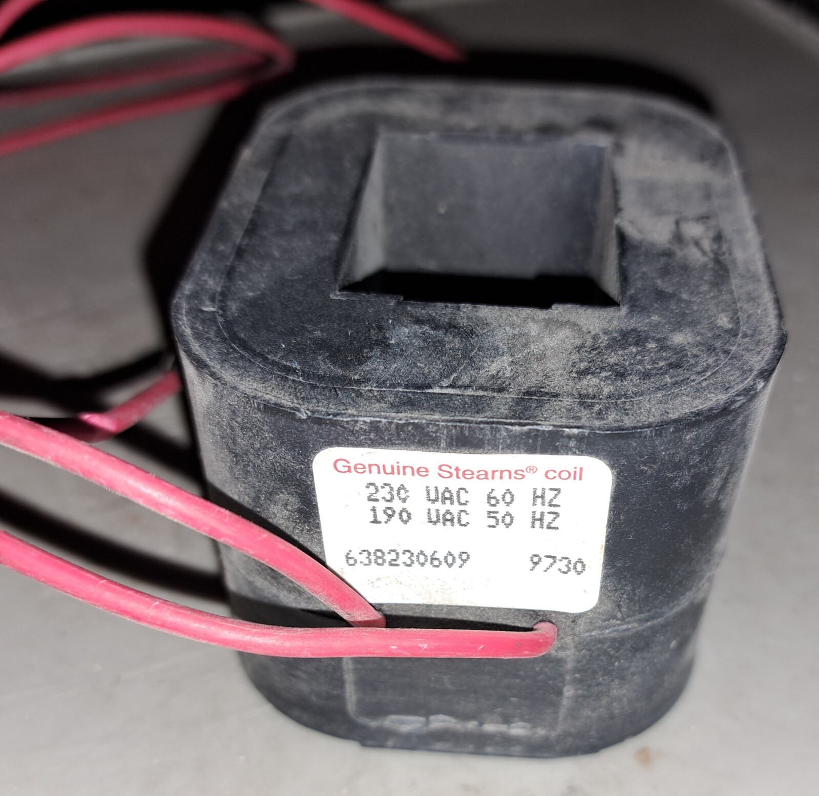 GENUINE STEARNS 6-3-82306-09 COIL 190/230VAC NO BOX* for sale online | eBay