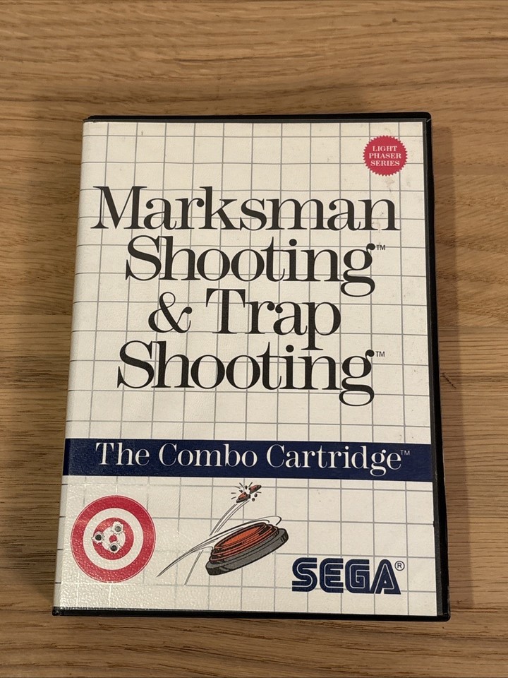 Marksman Shooting/Trap Shooting (Sega Master System, 1987) Game card ...