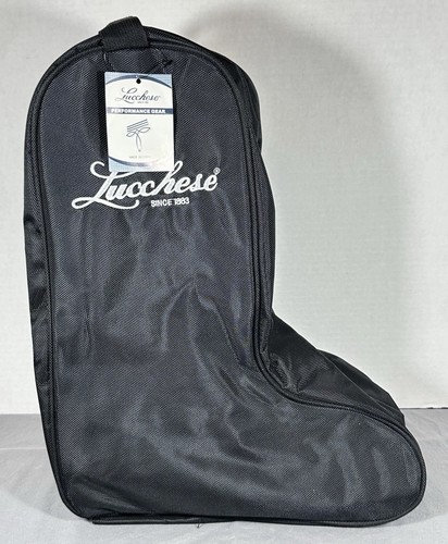 Lucchese Boot Bag Case Black Performance Gear Soft Travel Storage NWT ...