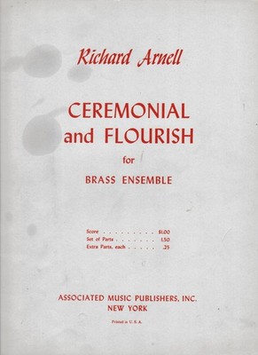 Richard Arnell. Ceremonial and Flourish for Brass Ensemble | eBay