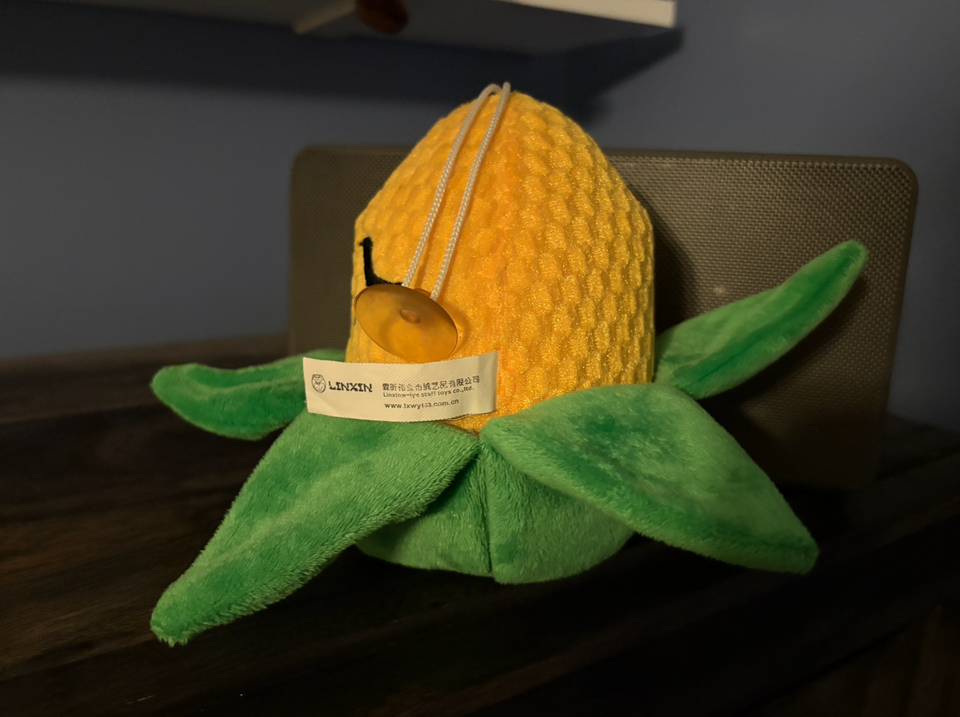 Plants Vs. Zombies Plush LINXIN Kernel Pult Plush 2010 RARE CARDBOARD ...