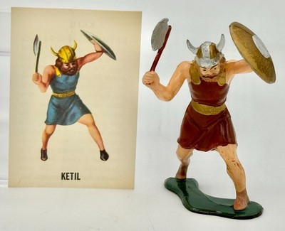 Vtg 1960's Marx Warriors of the World - Viking Ketil w/Orig Card - EX ...