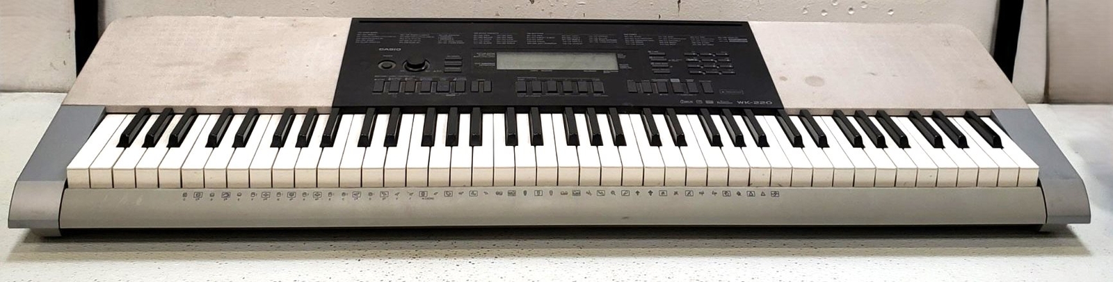 Casio WK-220 76 Key Built In Speaker Portable Electronic Keyboard ...